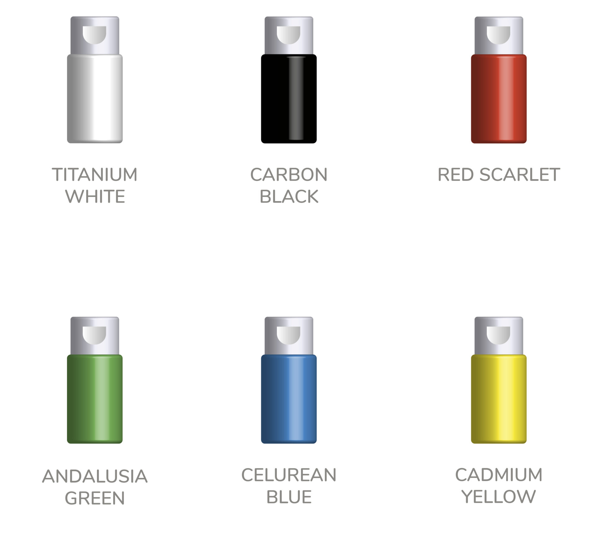 WASHABLE FABRIC PAINT - SET 6 COLOURS 100ML - NAZCA COLORS